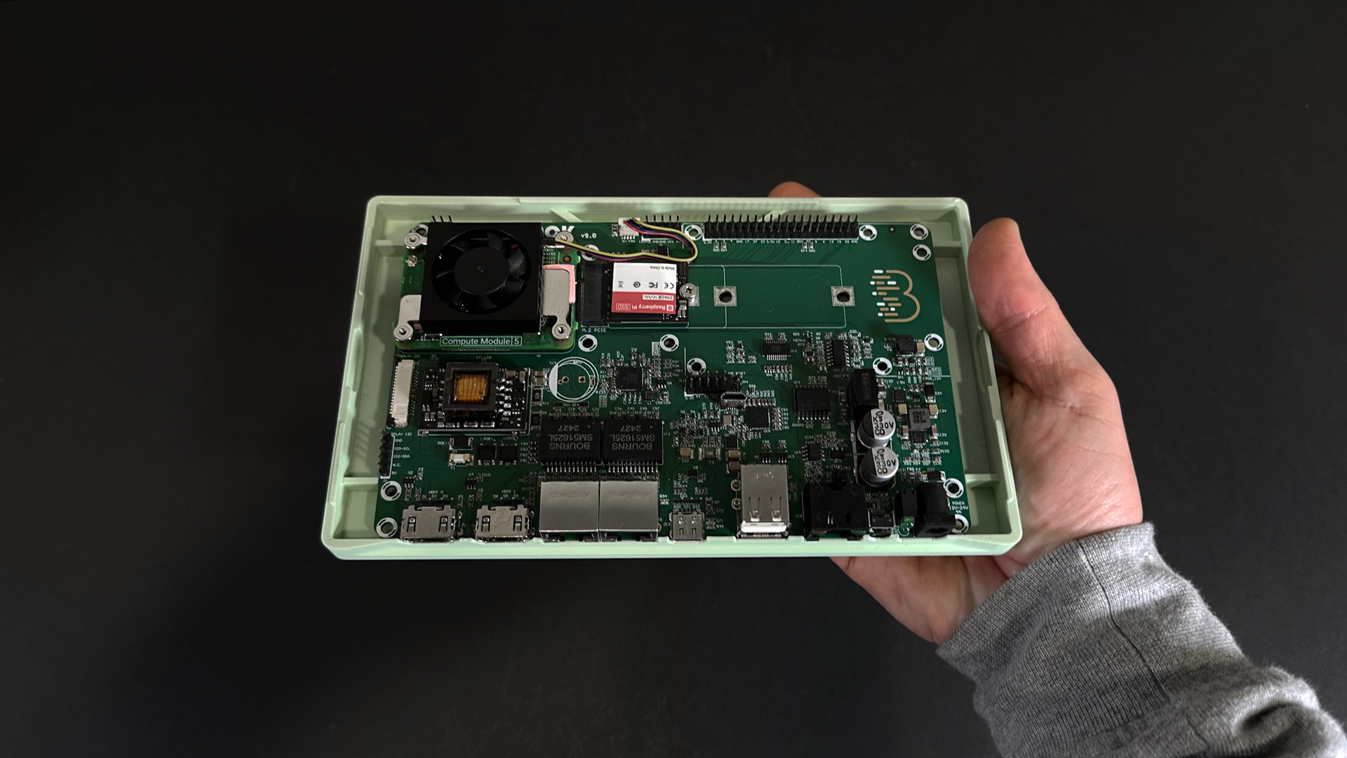 Pi hack. Raspberry Pi CM 5 carrier board for industry | blackdevice